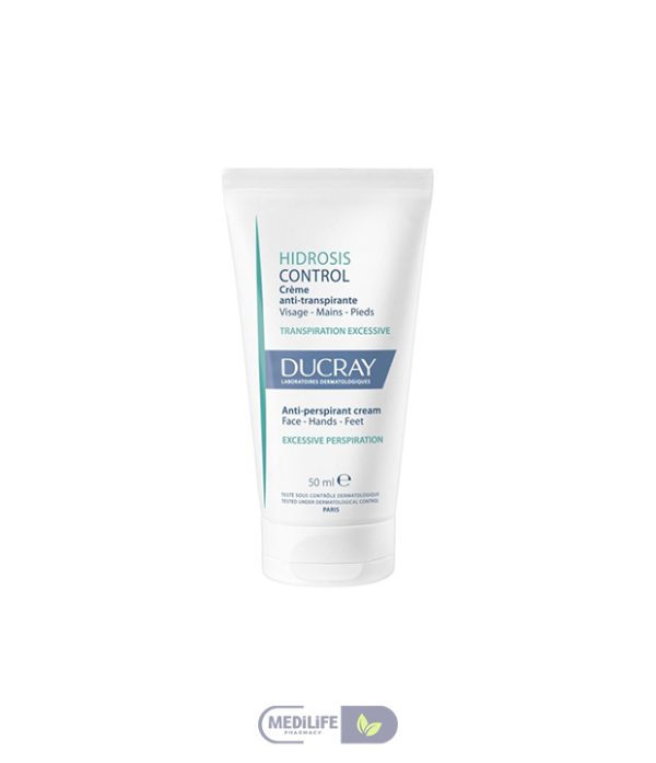 HIDROSIS CONTROL Crème Anti-Transpirante Visage Mains Pieds – Medi life