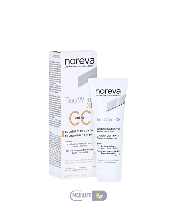 Noreva Trio White XP CC Crème Claire SPF 30 – Medi life
