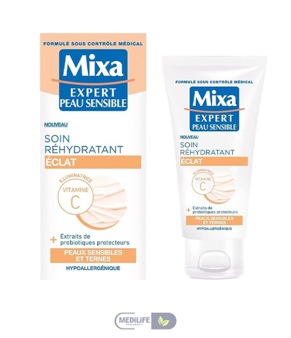 MIXA EXPERT PEAU SENSIBLE SOIN REHYDRATANT ECLAT – Medi life